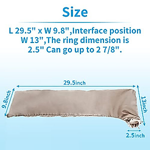Table Saw Dust Collector Bag for Bosch/Rigid/Ryobi/DeWalt/Kobalt/Skilsaw/Craftsman/Porter/Cable/Delta/Makita/Metabo 10" TableSaws | Universal 2.5" inch Dust Port (1 Pack)