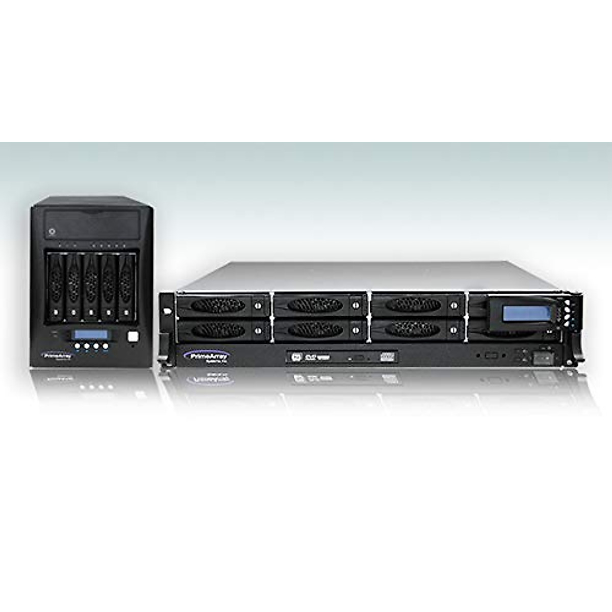 PrimeArray Systems Inc. ArrayStor NAS Media Server | DVD/CD Loader & Network Storage Device | 8 GB RAM, 32 TB Storage & 8 Bay