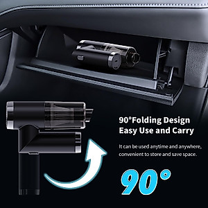 LIINCCRA Car Vacuum Cleaner, High Power 9800Pa/150W Handheld Cleaner, Cordless Rechargeable Car Vacuum Portable for Car, Mini Vacuum Cleaner for Home and Office