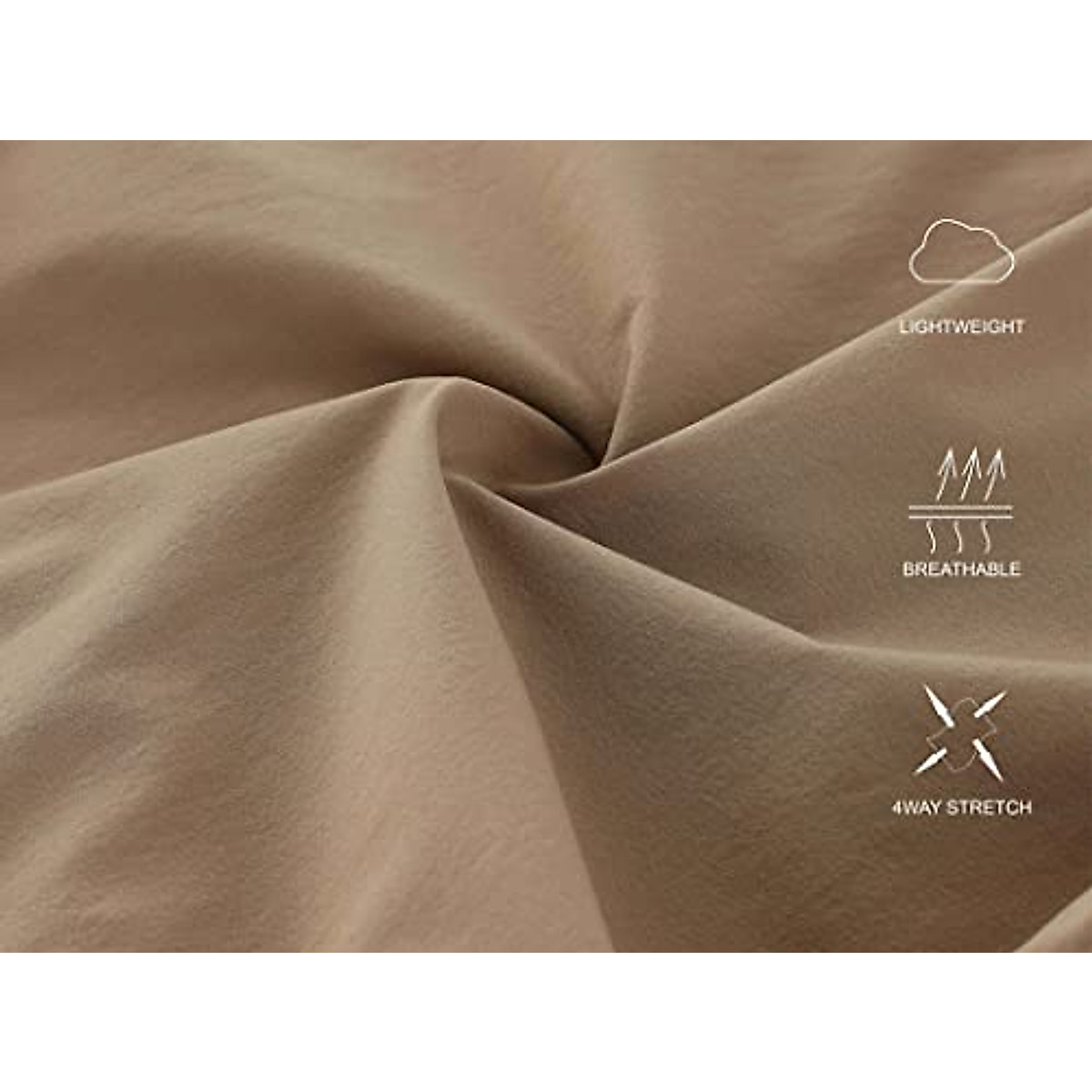 HETHCODE Men's Athletic Quick Dry Slim Fit 4 Way Stretch Zip Pockets Gym Hiking Active Shorts Blue Charcoal XXL