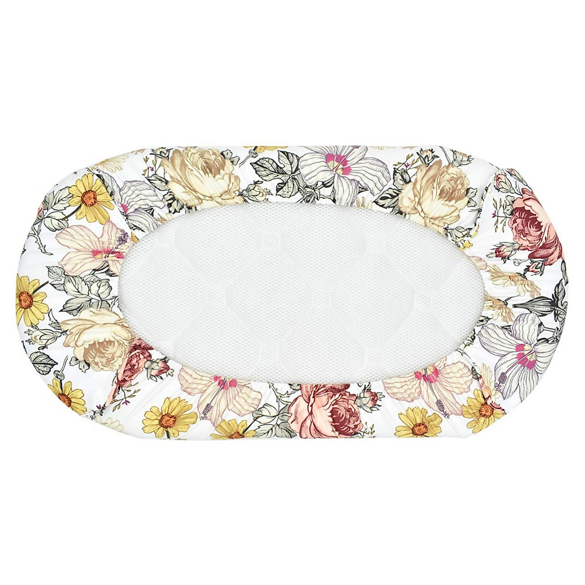 Baby Bassinet Crib Sheets, Baby Cradle Sheets,Breathable Printed Mattress Pad Cover for Cradle and Bassinet Mattress (32''x16.5'')