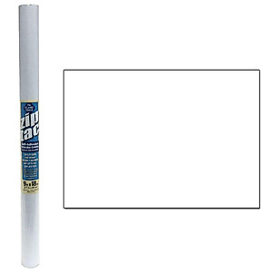 Classic Touch Zip Tac Self-Adhesive Shelf Liner - 9ft x17.75in (Crystal Clear)