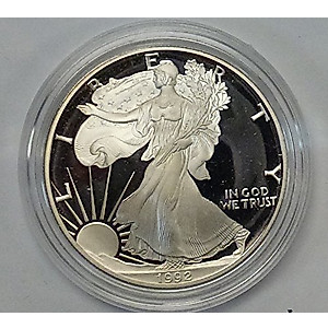 1992 S American 1 oz. Silver Eagle Dollar Proof US Mint