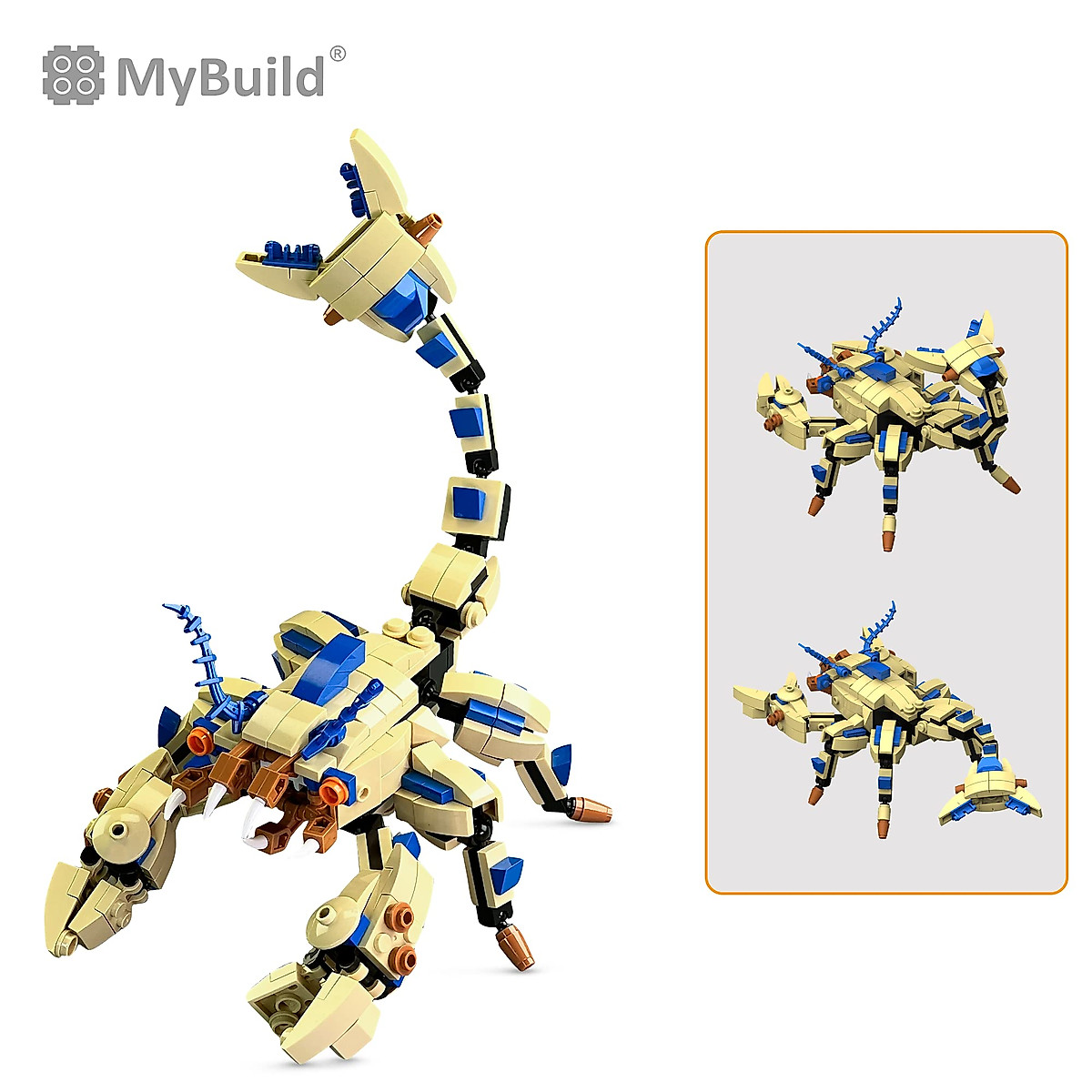 MyBuild Mecha Frame Sc-Fi Mimicry 5015 Scorpion-Like Alien, Imaginative Construction Building Bricks