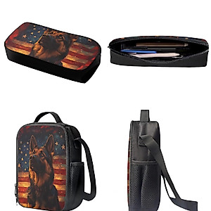 FOR U DESIGNS Universe Horse Backpack Set 3 Piece,High School Backpack for Women Teen Girls