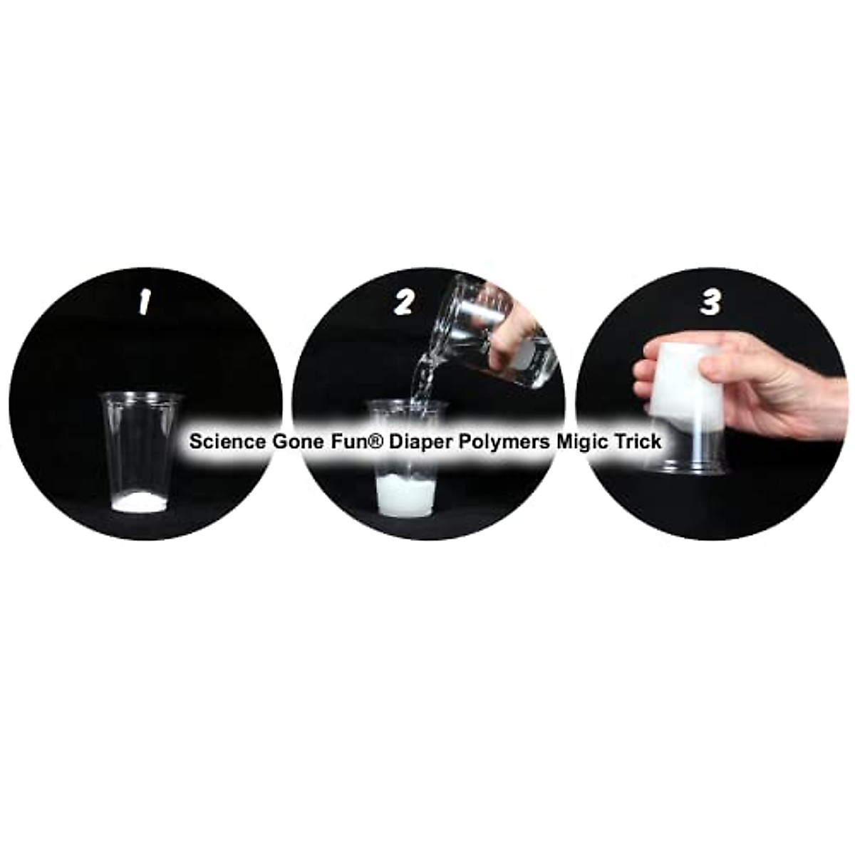 Science Educational Products - Superabsorbent Diaper Polymer 1 Lb Sodium Polyacrylate - One Pound of the Superabsorbent Polymer Model: