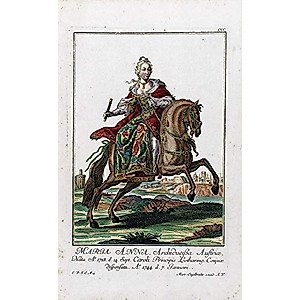 Maria Anna, Archiducissa Austriµ, Nata Ao. 1718 d. 14 Sept. Caroli Principis Lotharing. Conjux. desponsata Ao. 1744. d. 7. Januari.