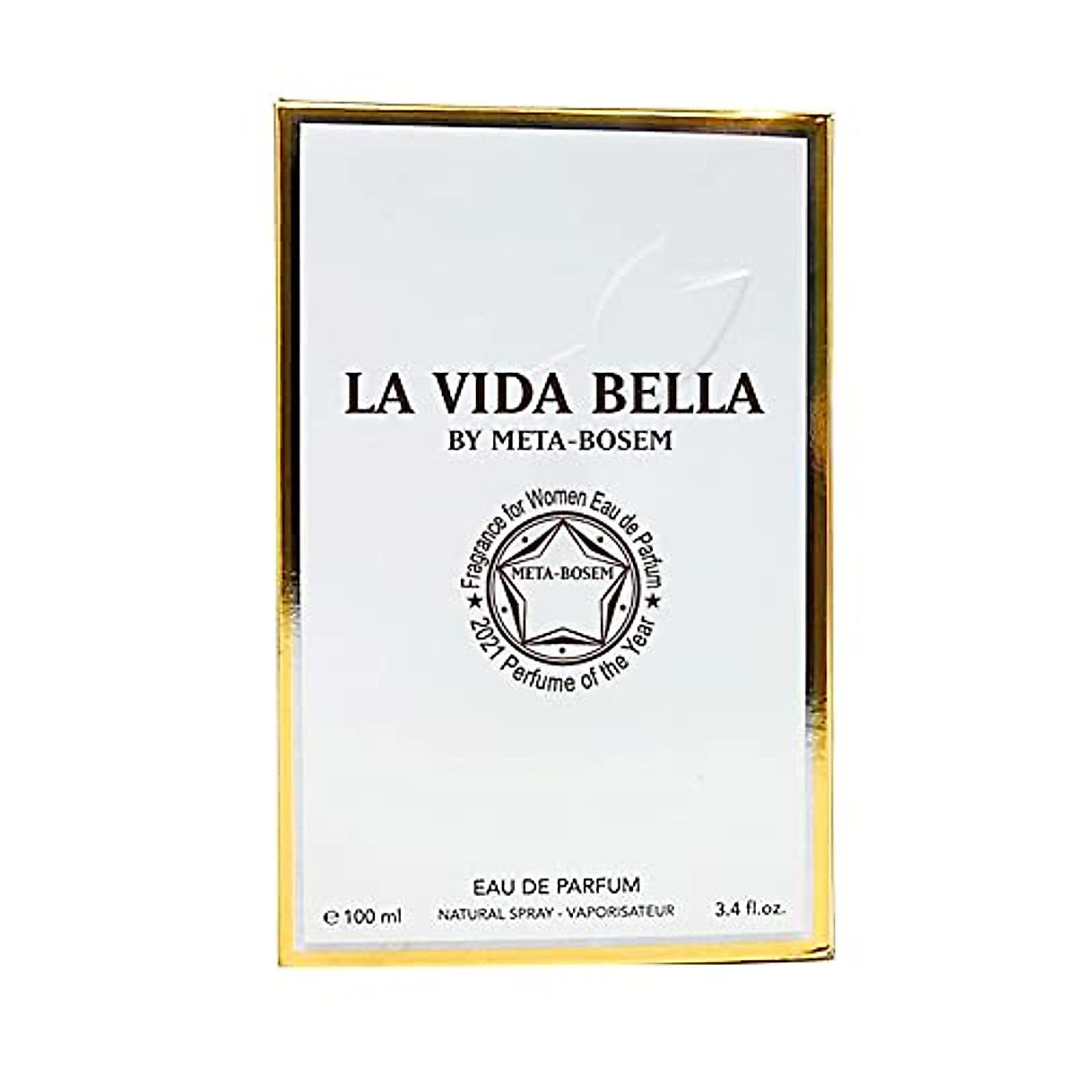 META-BOSEM Mon AMour Bella Passione, Eau de Parfum Spray for Women, Seductive Scent, Daytime and Casual Use, for all Skin Types, a Classic Bottle, 100 Ml / 3.4 Fluid Ounce