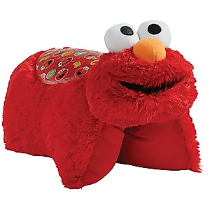 Pillow Pets Elmo Sleeptime Lite - Sesame Street Plush,Red, 14.00" x 9.00" x 8.00"