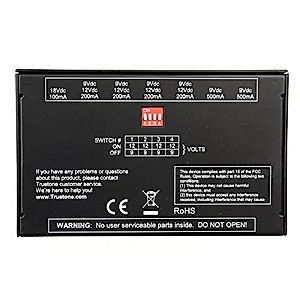 Truetone 1 SPOT PRO CS7 7-output Isolated Guitar Pedal Power Supply