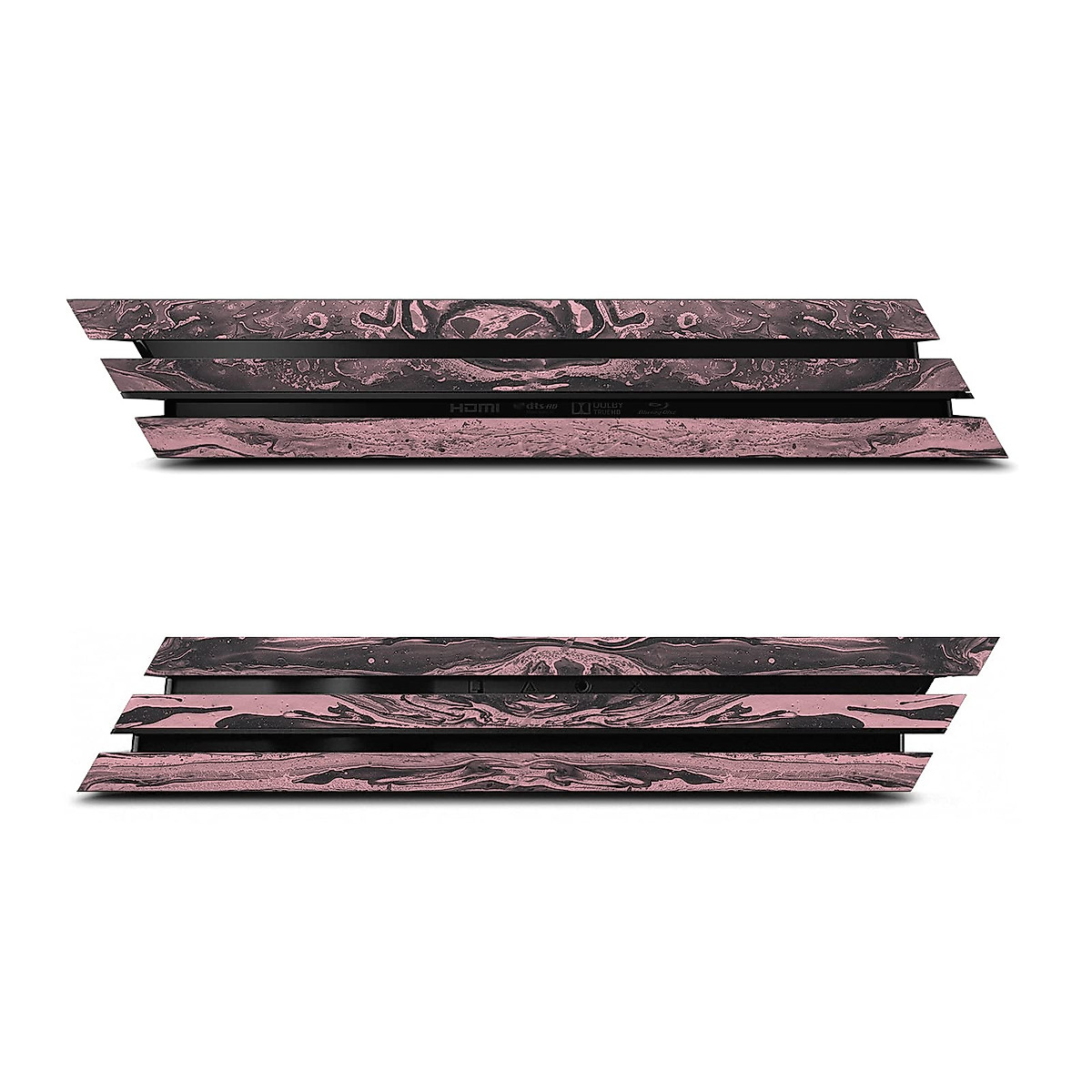 Head Case Designs Officially Licensed Juventus Football Club Black & Pink Marble Logo Art Vinyl Sticker Gaming Skin Decal Cover Compatible With Sony PlayStation 4 PS4 Pro Console