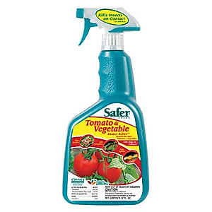 Safer Brand 5085-6 Tomato & Vegetable Insect Killer, 32 oz