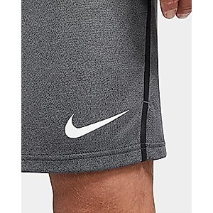 Nike Mens Dri-FIT Veneer Training Shorts, Black/Smoke Grey/Heather/White, Large