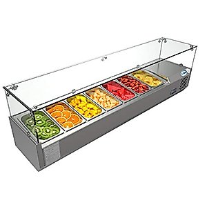 KoolMore SCDC-7T Commercial refrigerators, 59 Inch, Silver