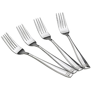 Obstnny Stainless Steel Dinner Fork, 8-Inch, Set of 12