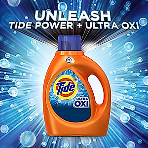 Tide Ultra Oxi Laundry Detergent Liquid Soap, High Efficiency (He), 59 Loads, 92 Fl Oz (Pack of 1)