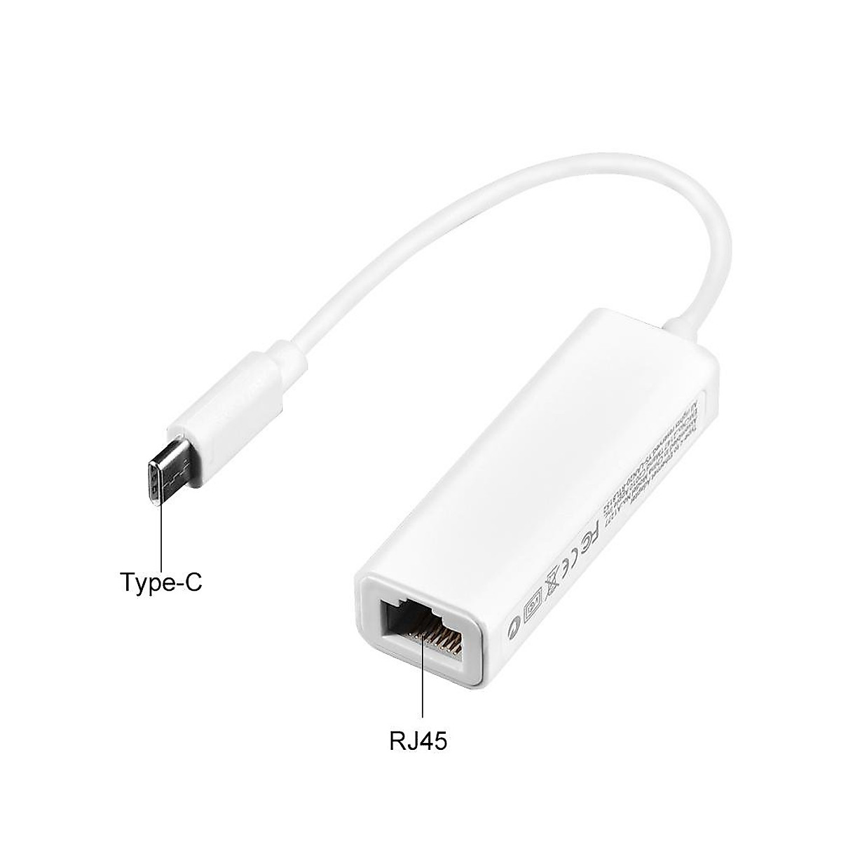 Bewinner USB C to RJ45 Adapter Portable, USB 3.1 USB C to RJ45 100Mbps Ethernet LAN Network Adapter Converter for MacBook USB C Laptop