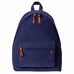 Polo Ralph Lauren Men's Corduroy Backpack, Navy, Blue, One Size