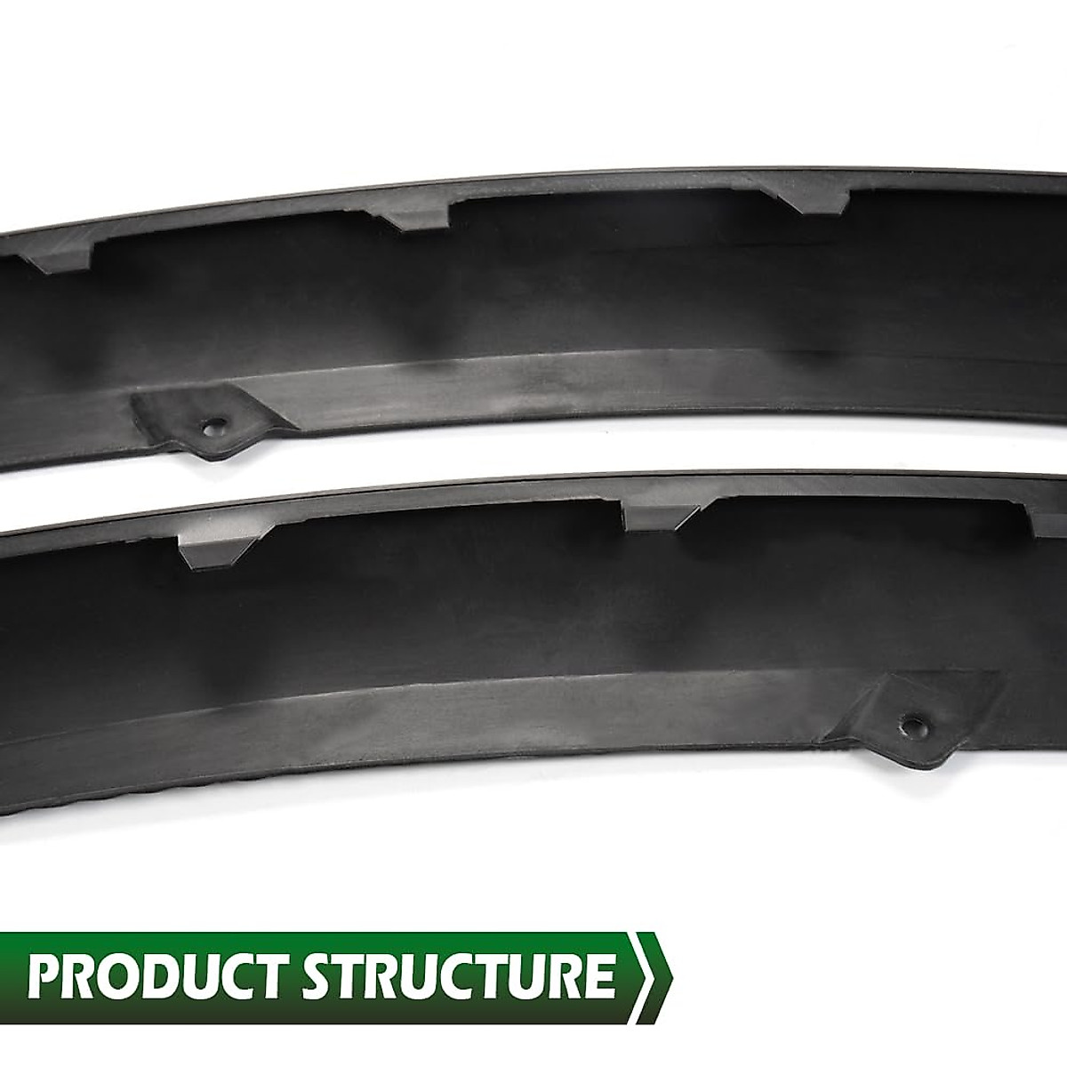 PIT66 Taillights Spoiler Lip Air Splitter, Compatible with 12-14 Focus Sedan/Hatchback 2Pcs Front Bumper Lip Spoiler Air Chin Splitter Lower Valance Panel