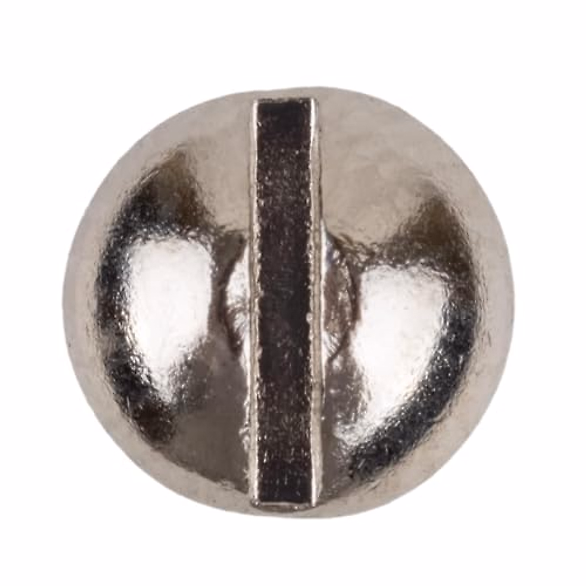 #8 x 3/4" Nickel Plated Round Head Slot Drive Wood Screws | Pack of 100 | Fastener Screws for Cabinets, Woodworking, Antique & Modern Furniture | SC-N834RC (100)