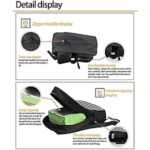 YSTARDREAM Jungle Deer Boys Backpack for KidsBookbag for Middle School Bags Travel Back Pack Childrens Backpack for 7 Yrs Old Custom Cartoon Print Schoolbag for Boys Girls