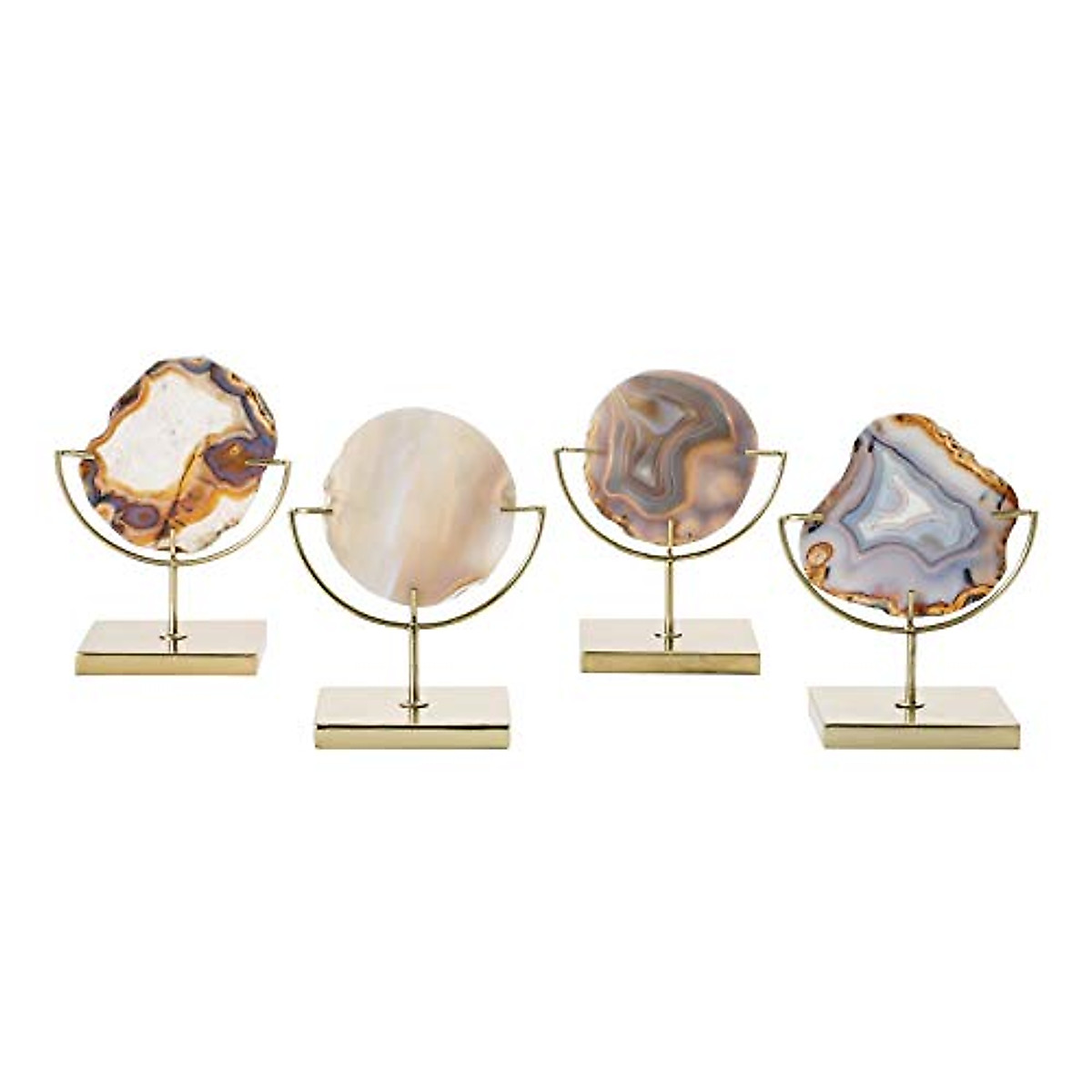 Main + Mesa Natural Brown Agate on Stand