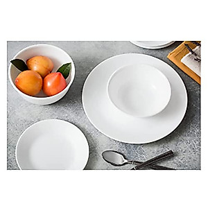 Corelle Livingware Winter Frost White 10.25" Dinner Plate (Set of 8)