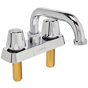 B & K Industries 225-503 Laundry Tray Faucet 2 Handle - 4 In., Chrome