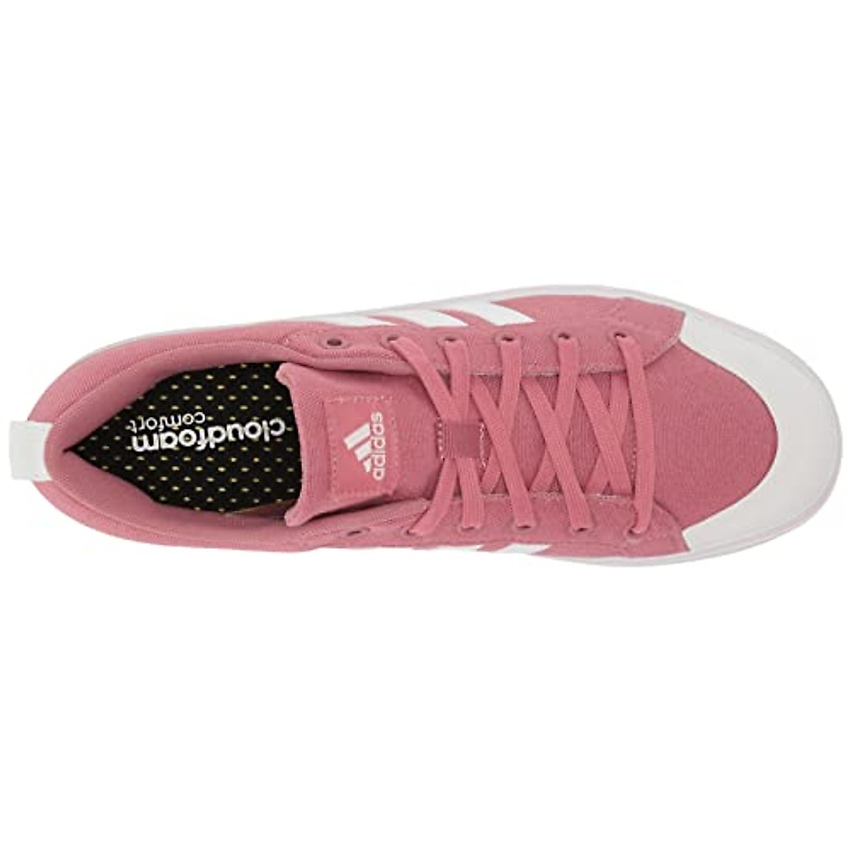 adidas Women's Bravada 2.0 Skate Shoe, Pink Strata/White/Almost Pink, 6.5