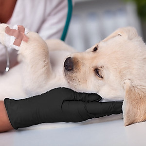 GMG SINCE1988 Nitrile Exam Gloves, Black Disposable Gloves,Nitrile Gloves Large 100,4 mil No Latex Gloves