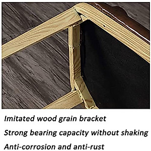 Conference Reception Room Coffee Table with Chair, Table and Chair Combination Restaurant Bar Farmhouse Balcony Tea Shop Reception Leather Lounge Study Cake Shop Round Table (Yellow 60cm) ( Color : Ye