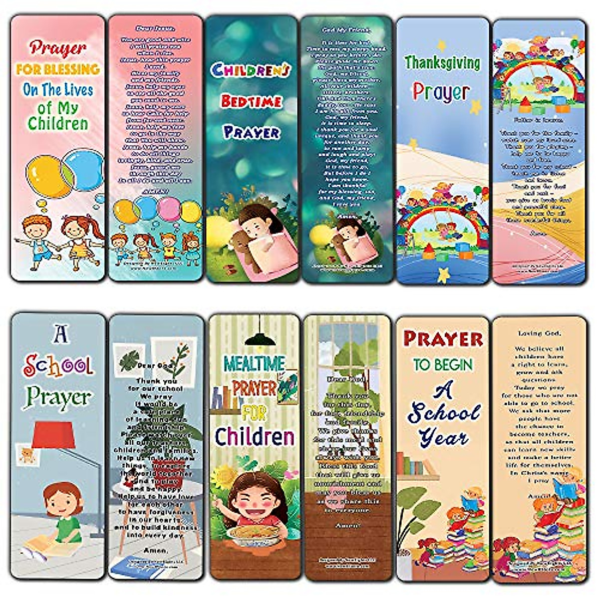 A Prayer for Our Children Bookmarks (12-Pack) - Collection of Prayers for Children