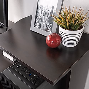 Sauder Beginnings Collection Computer Desk - Cinnamon Cherry Finish