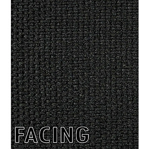 Hawick Tweed Fabric for Automotive and General Upholstery - 54 Inches Wide, Sold by The Continuous Yard (Black)