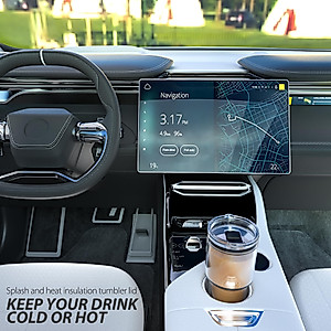 CeleVista 20 oz Tumbler Lid for YETI, 2 Pack Replacement Lids for YETI 20 oz Rambler, 10/24 oz Mug and 10 oz Lowball, Spill Proof Coffee Cup Covers with Magnetic Slider for Outdoor, Gift, BPA Free