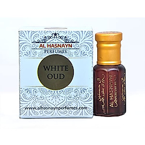 AL HASNAYN ENTERPRISES WHITE OUD Mens Cologne Perfume Essential oil Roll-On Attar (Limited Edition) 6ml Alcohol Free Natural Oud Perfumes Fragrance | Long Lasting Attar | Gifts for mens | (white oud)