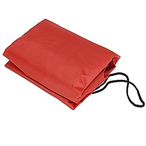 Junlucki Pool Supplies, Pool Cover, Drawstring Design Waterproof Cover Children Sandbox Swimming Pool Cover Backyard for Garden(red, 12012020cm)