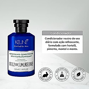 1922 by J.M. Keune Refreshing Conditioner, Cooling & Stimulating Conditioner for Men, 8.5 Fl Oz