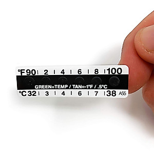 (10 Pack) Temperature Strips for Urine Drug Testing,Measurement Range: 32°C-38°C(not Used as Body Temperature Measuring)