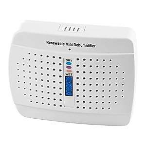 Rechargeable Small Dehumidifier, Moisture Absorber for Closed Spaces, Cabinet, Closet and Bathroom, Renewable Mini Dehumidifiers for Gun Safe, Rust Prevention