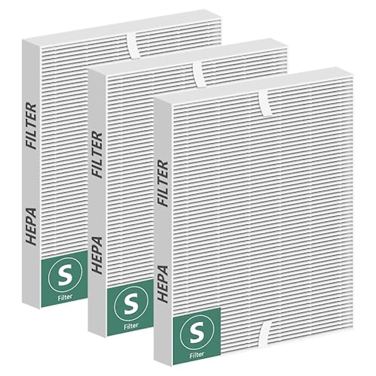 Improvedhand C545 Replacement Filter S Compatible with Winix C545 Air Purifier, True High Efficiency Filter, Replaces Filter S 1712-0096-00 3PACK