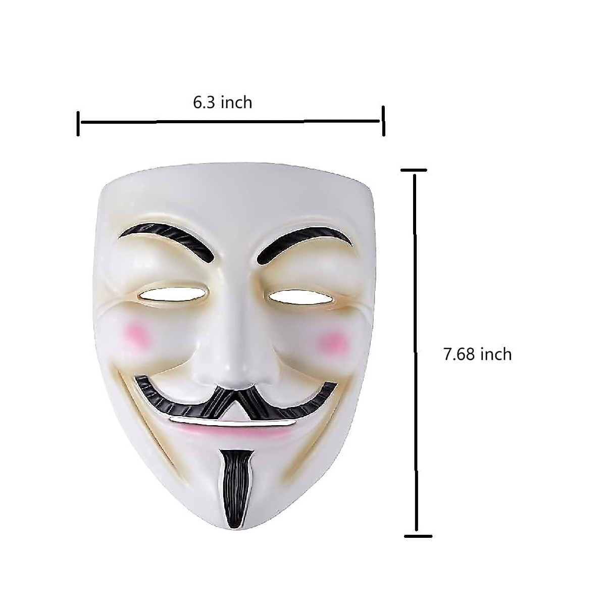 WLPARTY V for Vendetta Quality Mask Anonymous Hacker Masks For Halloween