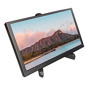 LESOWN 10.1 inch LCD Display LCD Screen, HD 1024x600 IPS Portable Monitor with Dual Speakers for PS4 Series Raspberry Pi PC