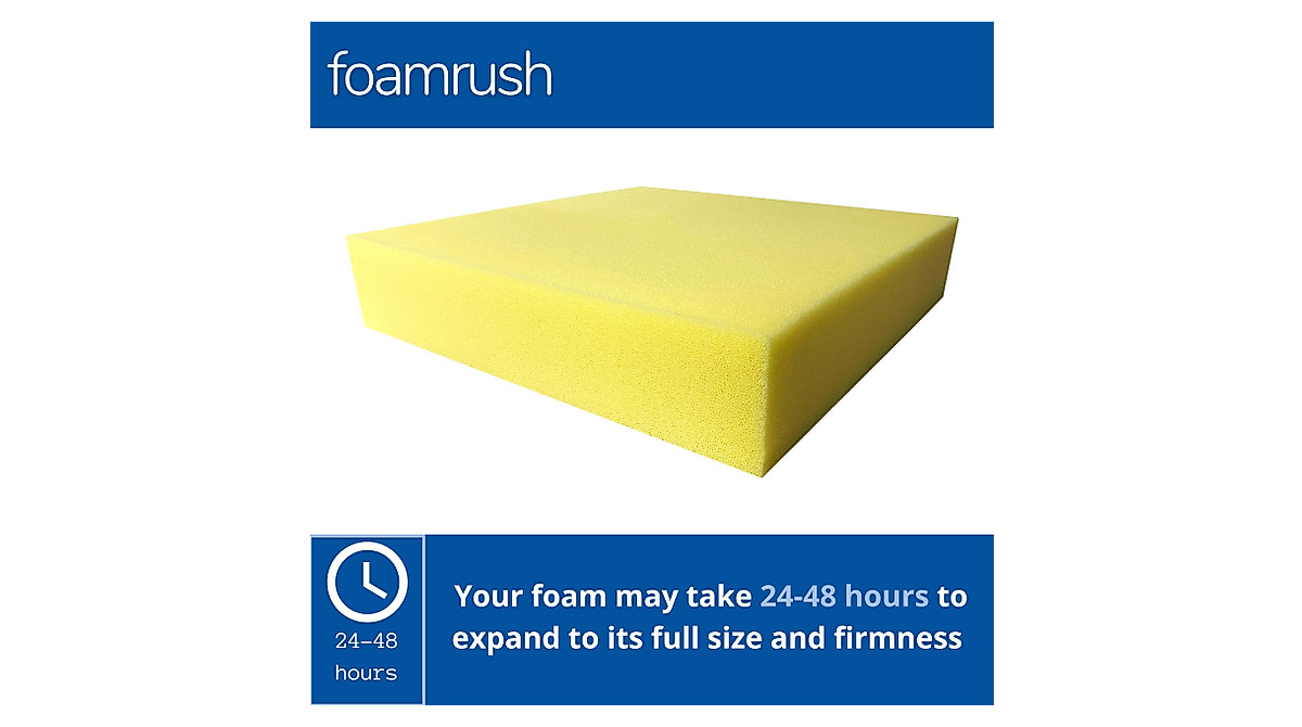 FoamRush 1" Dryfast Foam Sheet for Outdoor Furniture