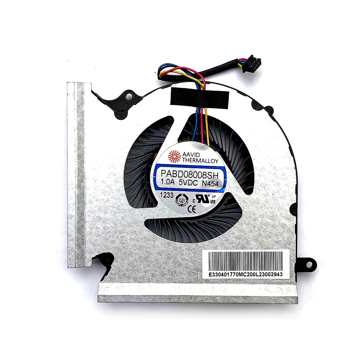 BestParts Genuine CPU+GPU Cooling Fan Replacement for MSI GE66 10UH 10UG 10UE 11UH 11UG 11UE 12UHS 12UGS, GP66 10UH 10UG 11UH 11UG 12UGS 12UHSO (RTX 30 Series) MS-1544 MS-1545 PABD08008SH N453 N454