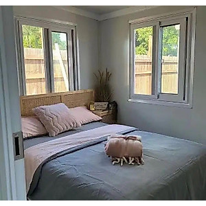 Generic Expandable 2 Bedroom 2 Bathroom Tiny Home, 10x20 ft, Portable Structure with Large Windows, Gray, 07112003