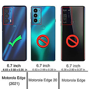 Osophter for Moto Edge 2021 Case,Moto Edge 5G UW Case Clear Transparent Flower Reinforced Corners TPU Shock-Absorption Flexible Cell Phone Cover for Motorola Moto Edge 2021(Clear)