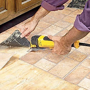 Oscillating tool scraper blades set, include oscillating rigid scraper blade 10pcs, flexible multitool scraper blades 2pcs, universal fit oscillating multitool scraper blades for carpet tile adhesives