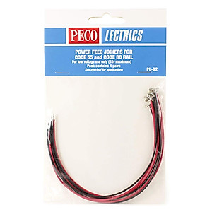 Peco Lectrics Power Feed Joiners for Code 55 and Code 80 Rail