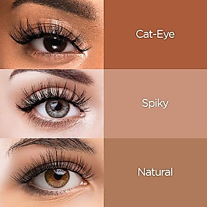 KISS Lash Couture Luxtension False Eyelashes, 'Lash Extension Kit', 12 mm, Includes 40 Wisps, Tweezers, Spoolie, Semi-Permanent Lash Adhesive And Remover, Contact Lens Friendly, Easy to Apply, Reusable Strip Lashes